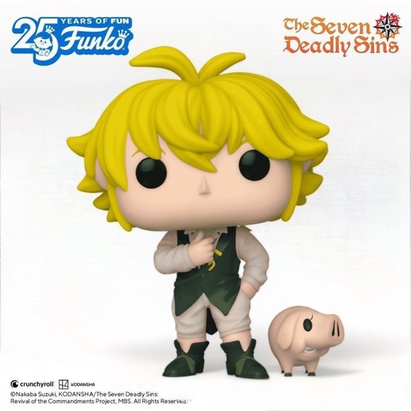 Funko | Toys | Funko Pop Anime Seven Deadly Sins Meliodas With Hawk ...